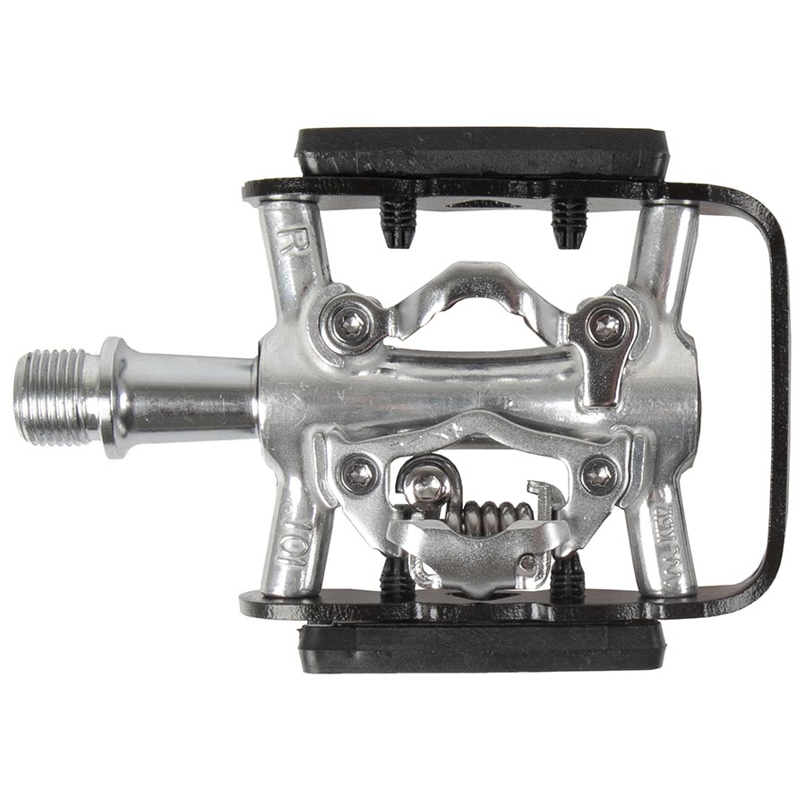 M-Wave Peasy Dual Sided Pedals Body: Aluminum Spindle: Cr-Mo 9/16 Black ...