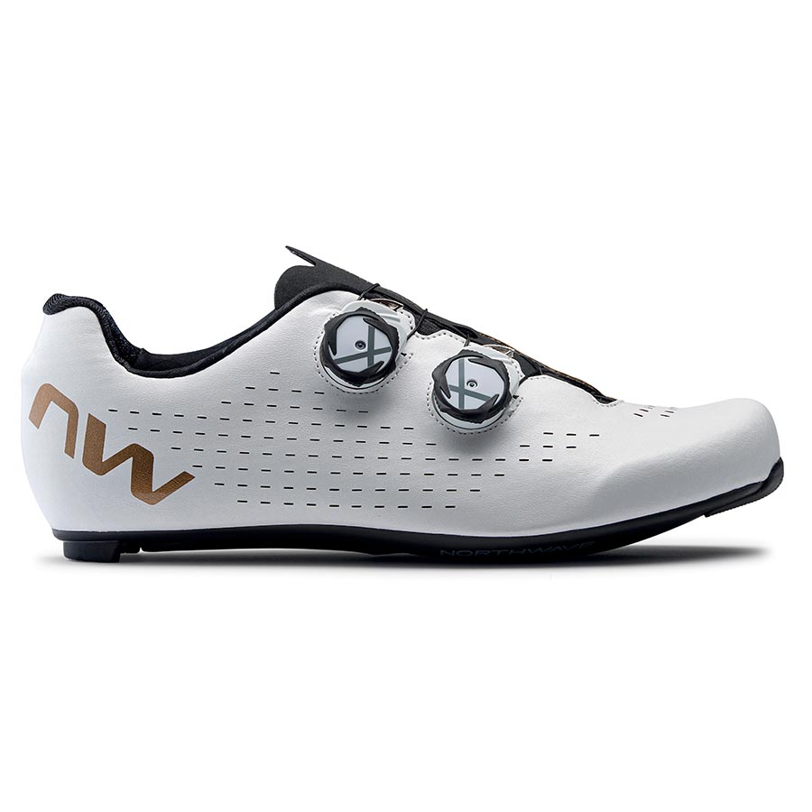 Northwave REVOLUTION 3 Road Shoes White/Bronze 42 Pair - H460294-42-004