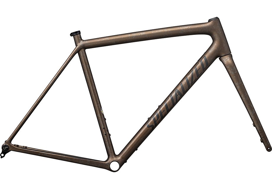 Specialized crux 10r frmset burnt gold metallic/black pearl dry impasto ...