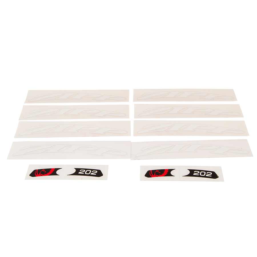 Zipp Stickers 202 White/ No border For one wheel - MA9704