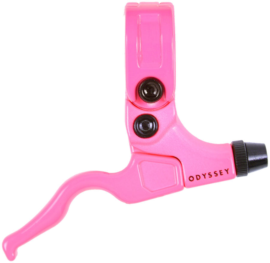 Odyssey Monolever Trigger Brake Lever - Right Hot Pink - BR2186