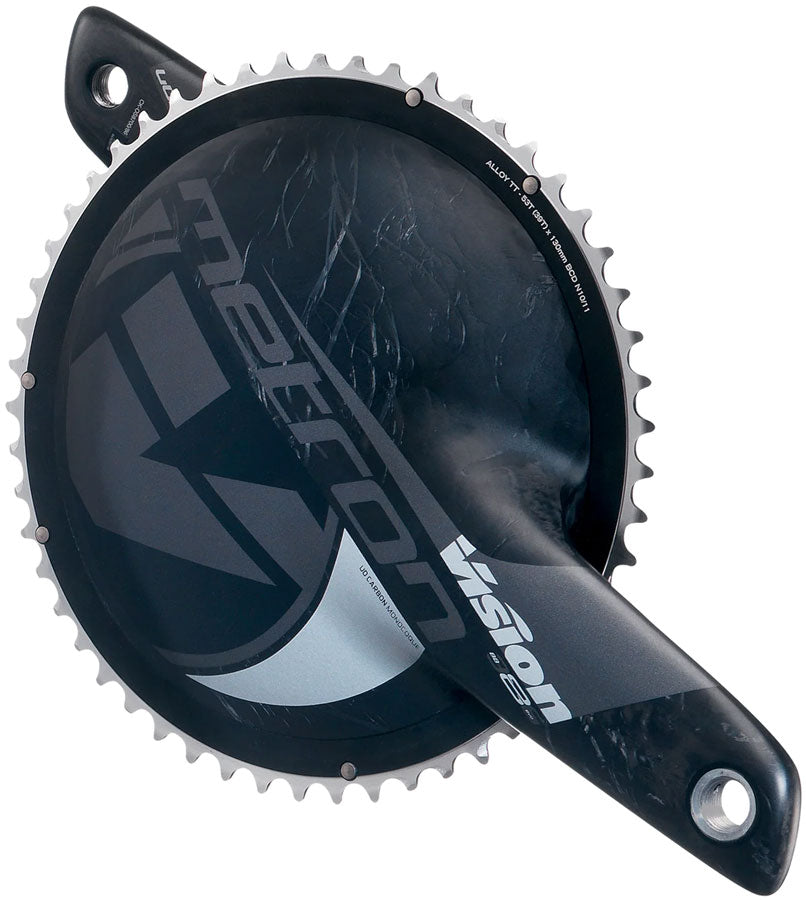 Vision Metron TT Crankset 2x 53/39T Chainrings 175mm Arm Length 130BCD ...