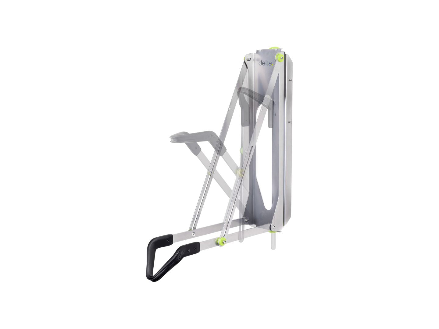 Delta Pivot Wall Mounted Bike Storage Rack - 1-Bike Gray - B-DL3226