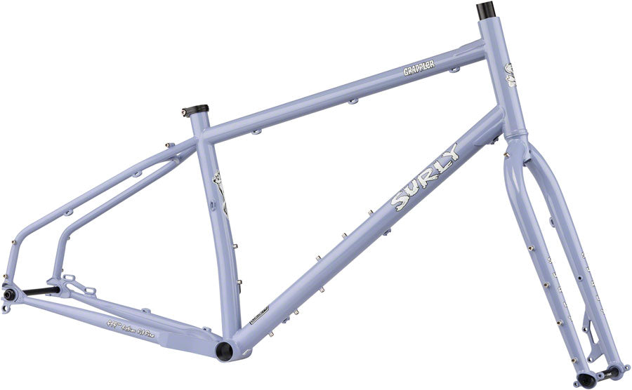 Surly Grappler Frameset - 27.5" Steel Purple Dust Bunny Large - FM0539