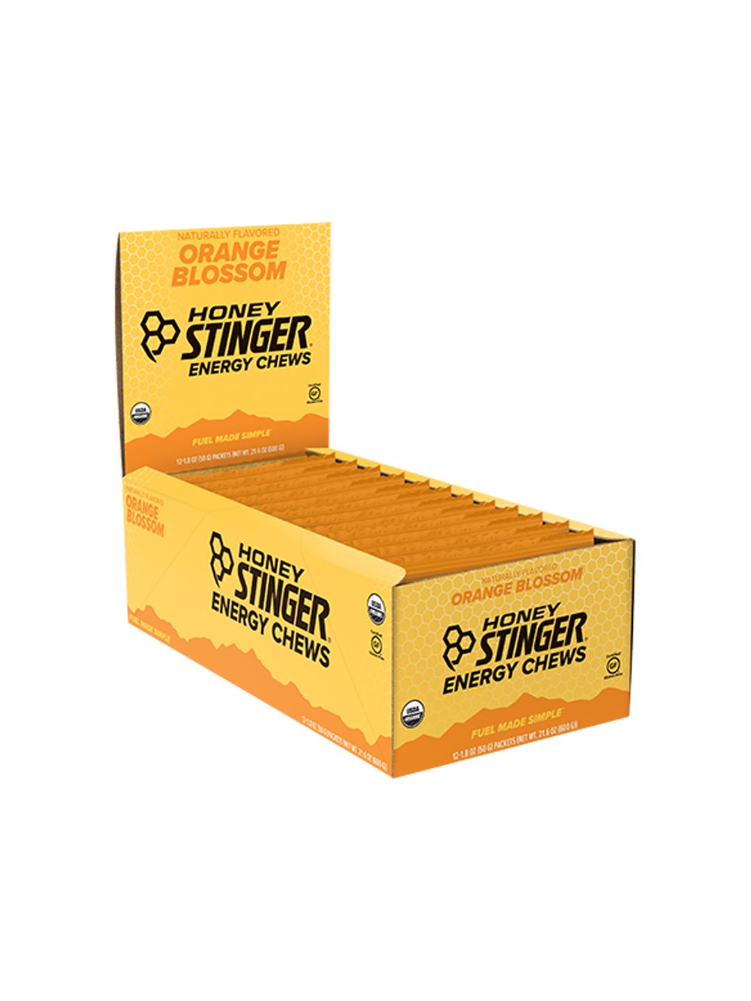 Supplement Honey Stinger Chews Orange 12 Pack - 513880