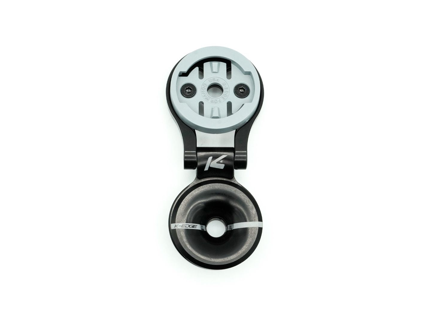 K-Edge Wahoo Race Stem Mount w/ Top Cap Adjustable Black - B-KE6008