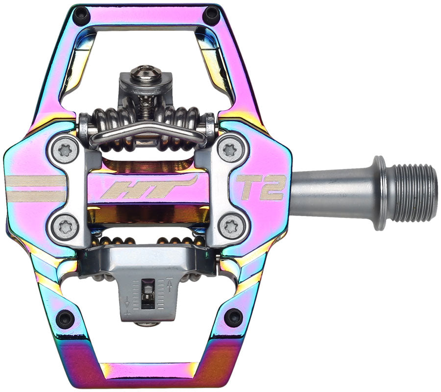 HT Components T2 Pedals - Dual Sided Clipless Platform Aluminum 9/16 ...