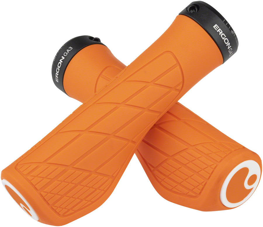 Ergon GA3 Grips - Juicy Orange Lock-On Small - HT2285