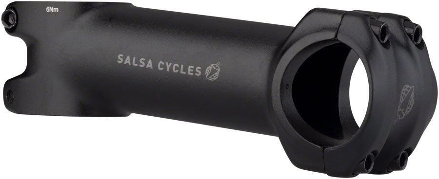 Salsa Guide Stem - 100mm 31.8 Clamp +/-6 1 1/8" Aluminum Black - SM8304