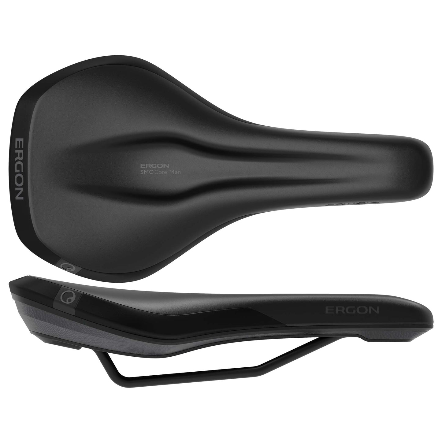 Ergon SMC Core Mens Saddle - SM/MD Black/Gray - B-ER3390